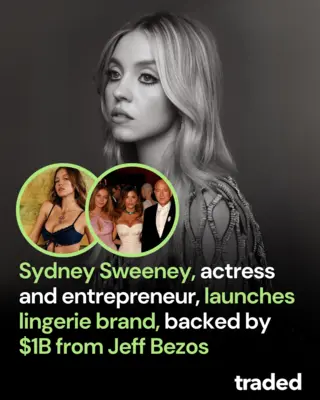 Sydney Sweeney Launches Lingerie Brand With Investments From Jeff Bezos ...