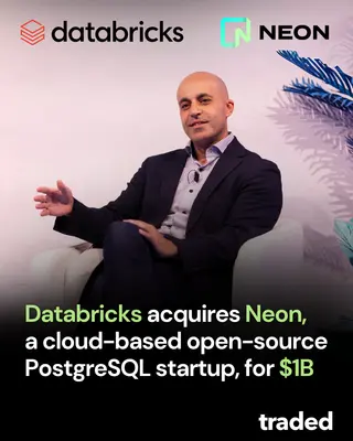 Databricks Acquires Cloud Database Startup Neon For $1 Billion | TradedVC