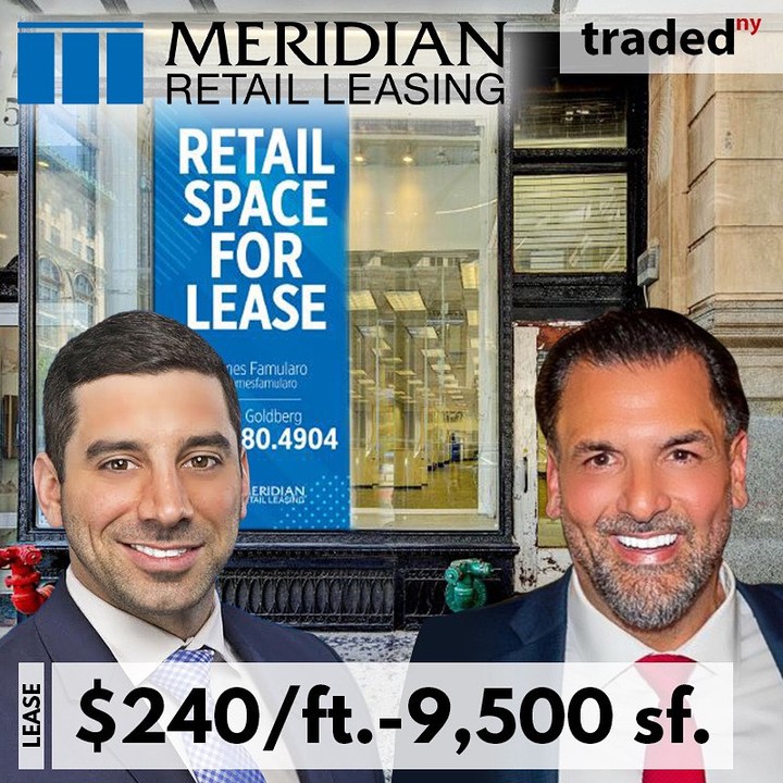 Meridian Retail Leasing Arranges $240/ft Lease For 9,500 SF Retail ...