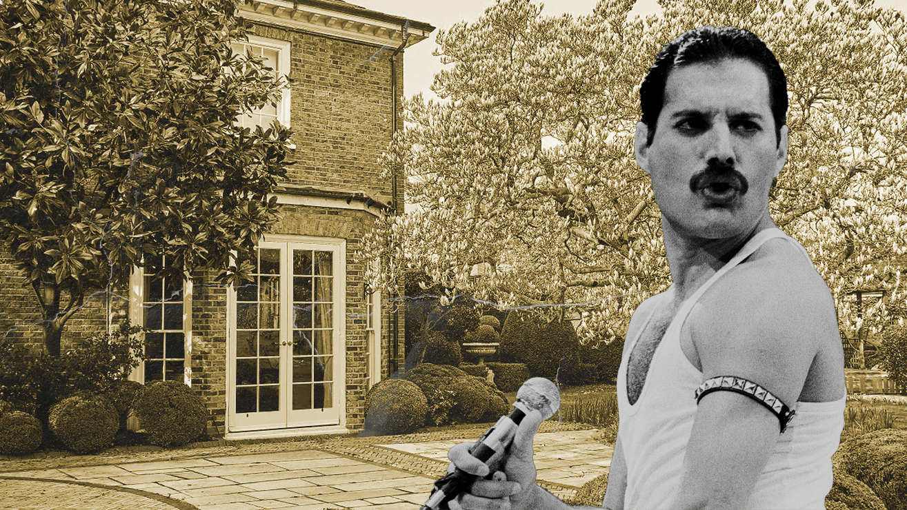 Mary Austin Lists Freddie Mercury's Garden Lodge In Kensington For £30M
