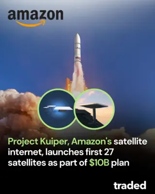 Amazon Launches $10 Billion Project Kuiper With First 27 Satellites For ...