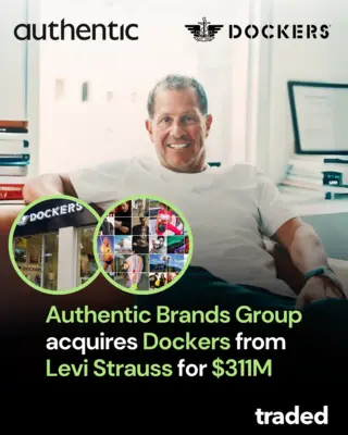 Authentic Brands Group Acquires Dockers Brand From Levi Strauss For ...