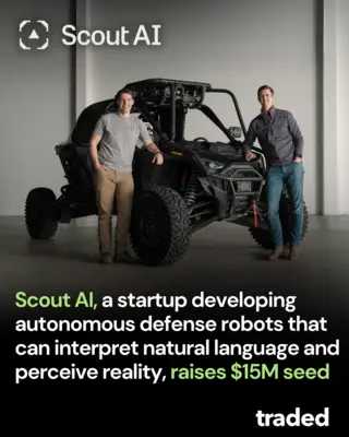 Scout AI Secures $15 Million Seed Funding Led By Align Ventures And Booz Allen Ventures | TradedVC