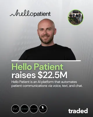 Hello Patient Secures $22.5 Million In Series A Funding Led By Scale Venture Partners | TradedVC