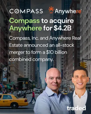 Compass Acquires Anywhere Real Estate For $4.2 Billion In All-Stock ...