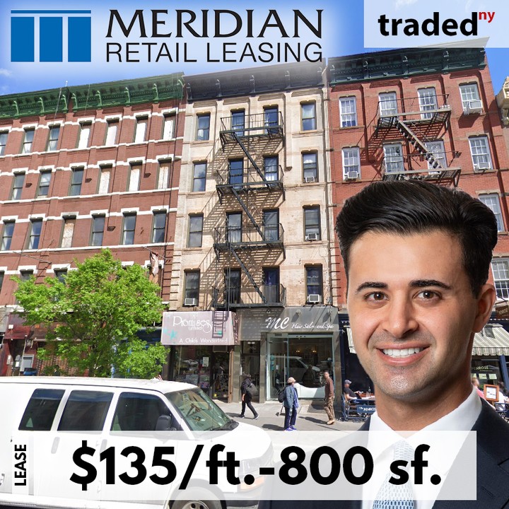 Meridian Retail Leasing Represents Lease Of Retail Space In Upper East ...